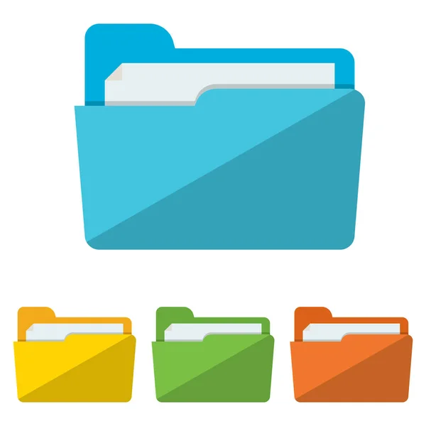 Folders icons Vector Art Stock Images | Depositphotos