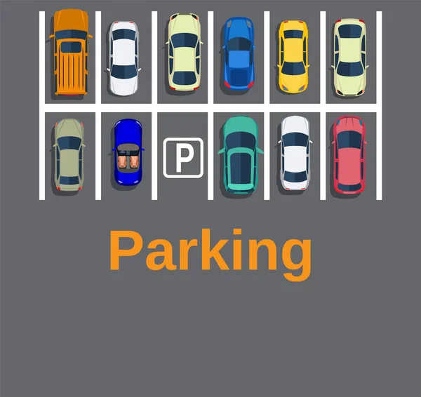 Car parking pattern Vector Art Stock Images | Depositphotos