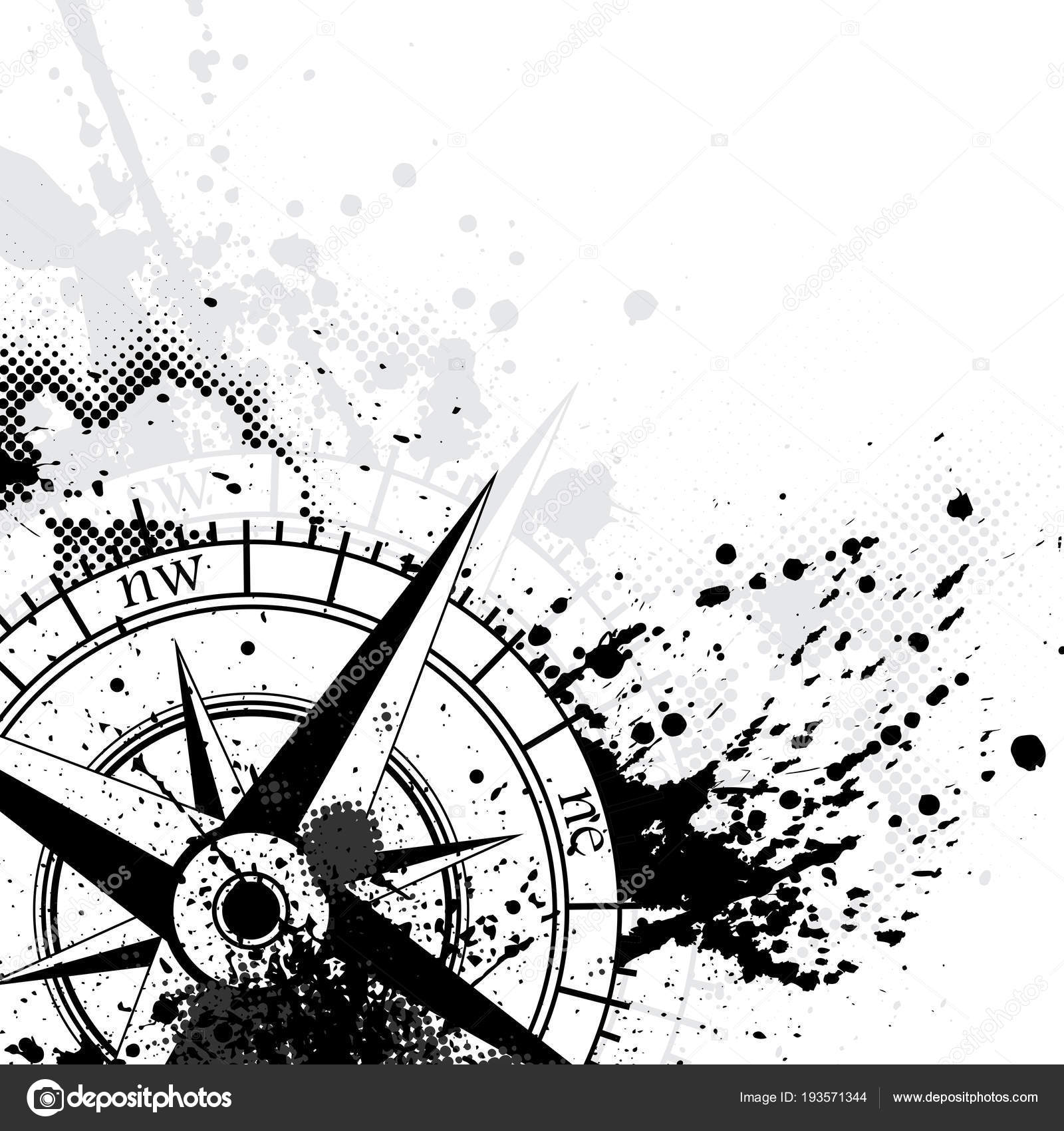 Wind rose white background Stock Vector Image by ©longquattro #193571344