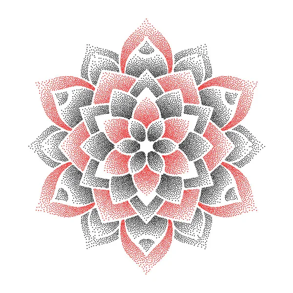 Dotted flower background Stock Vector by ©longquattro 196044656