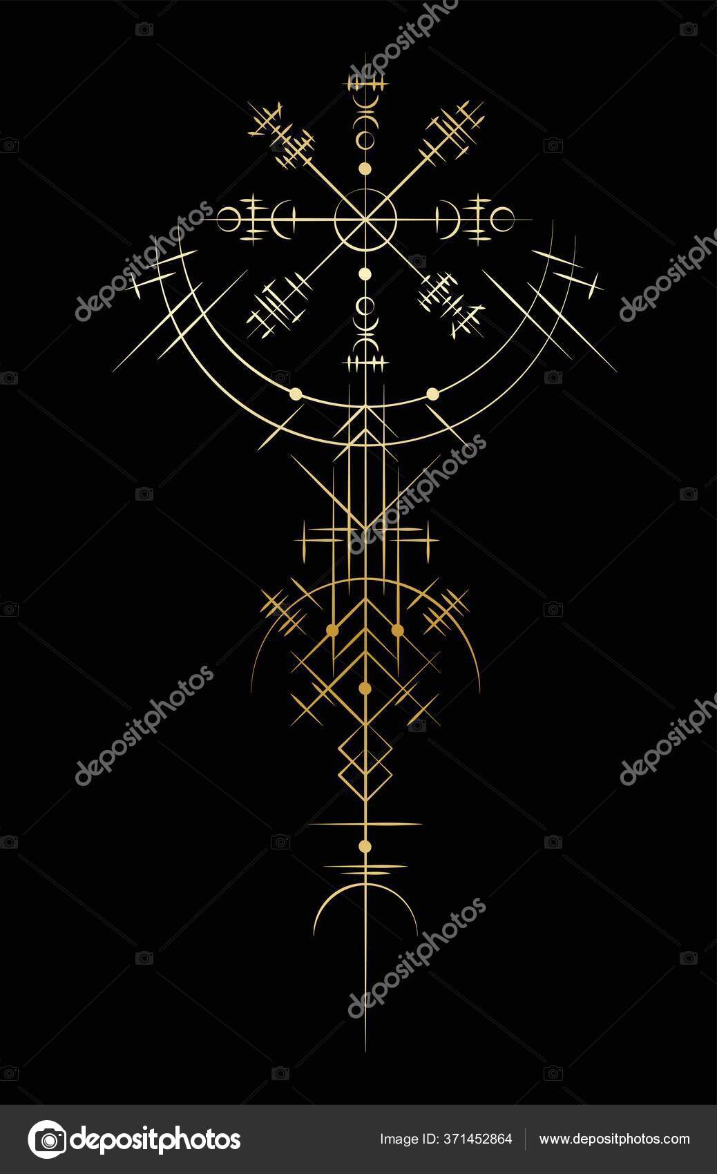 Magic ancient viking art deco Stock Vector Image by ©longquattro #371452864