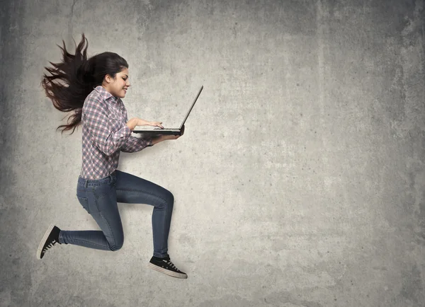 Jump laptop Stock Photos, Royalty Free Jump laptop Images | Depositphotos