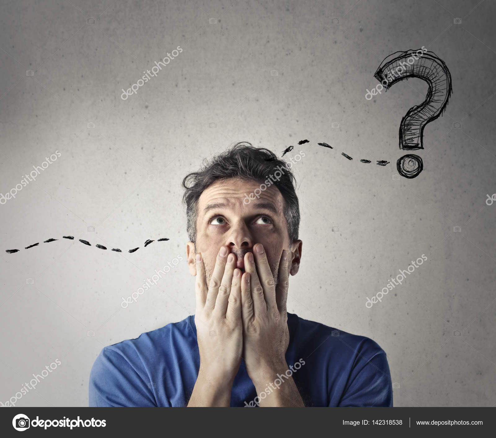Man with question Stock Photo by ©olly18 142318538