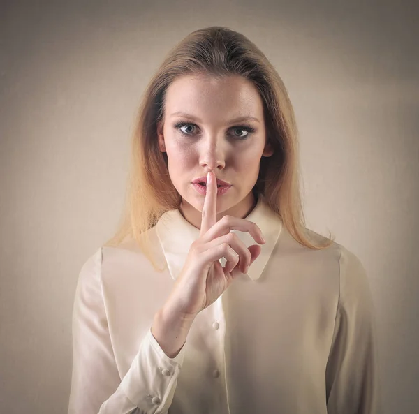 Woman shushing Stock Photos, Royalty Free Woman shushing Images ...