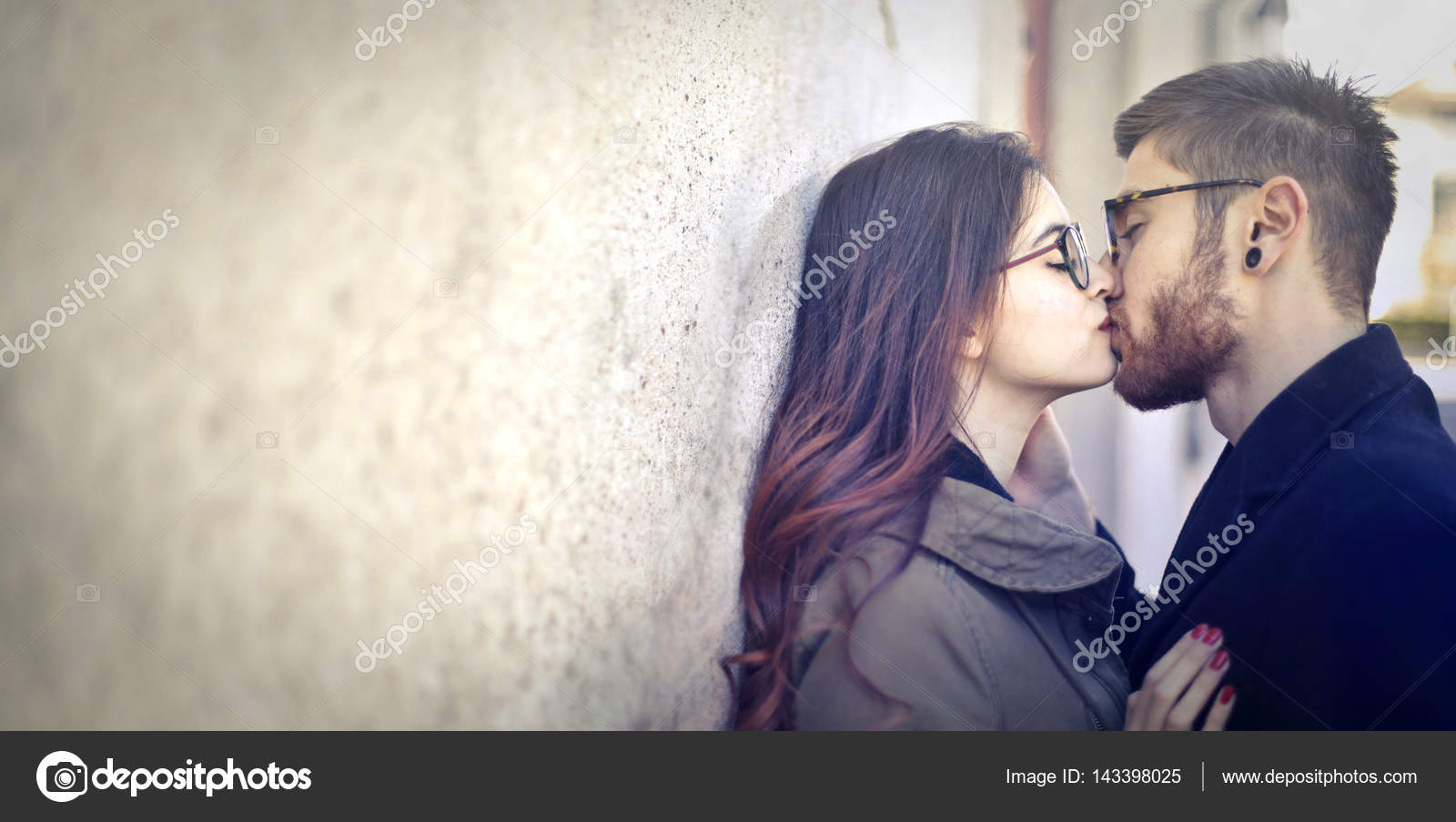 Kissing With Glasses