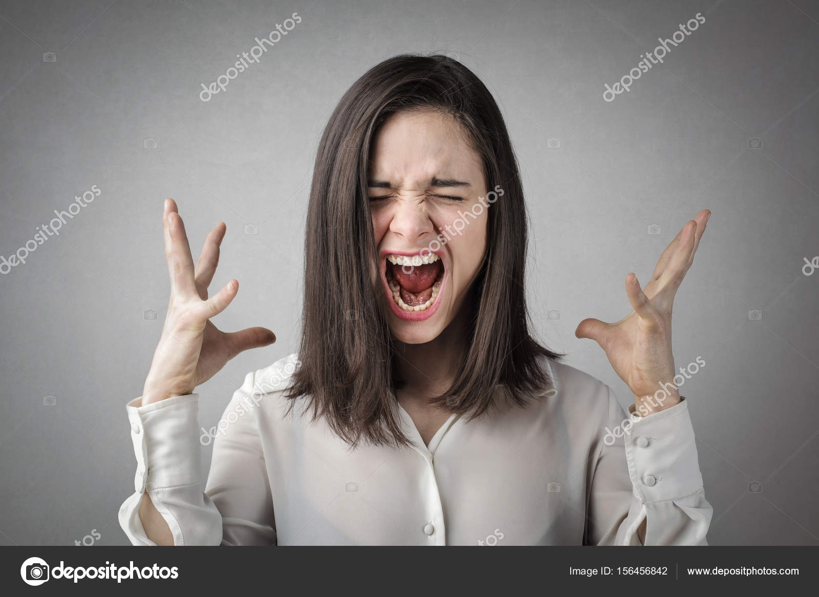 Woman having a breakdown — Stock Photo © olly18 #156456842