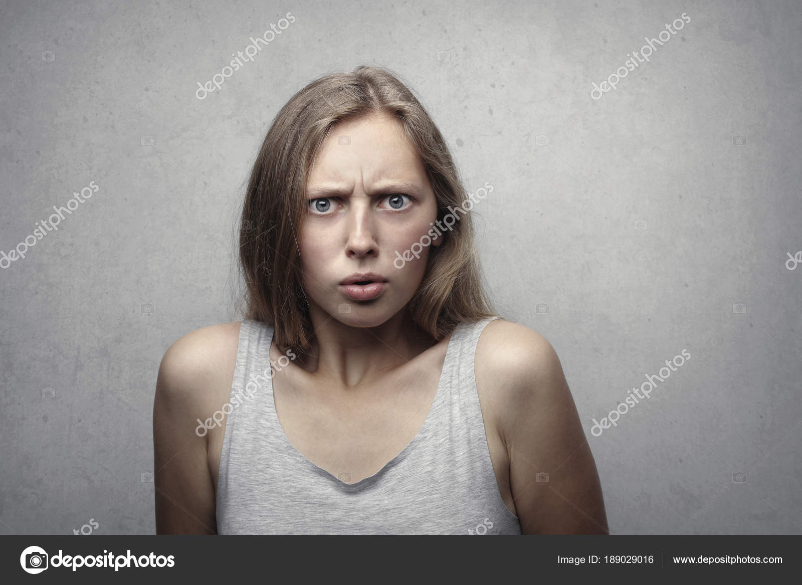 Portrait Scared Girl — Stock Photo © olly18 #189029016