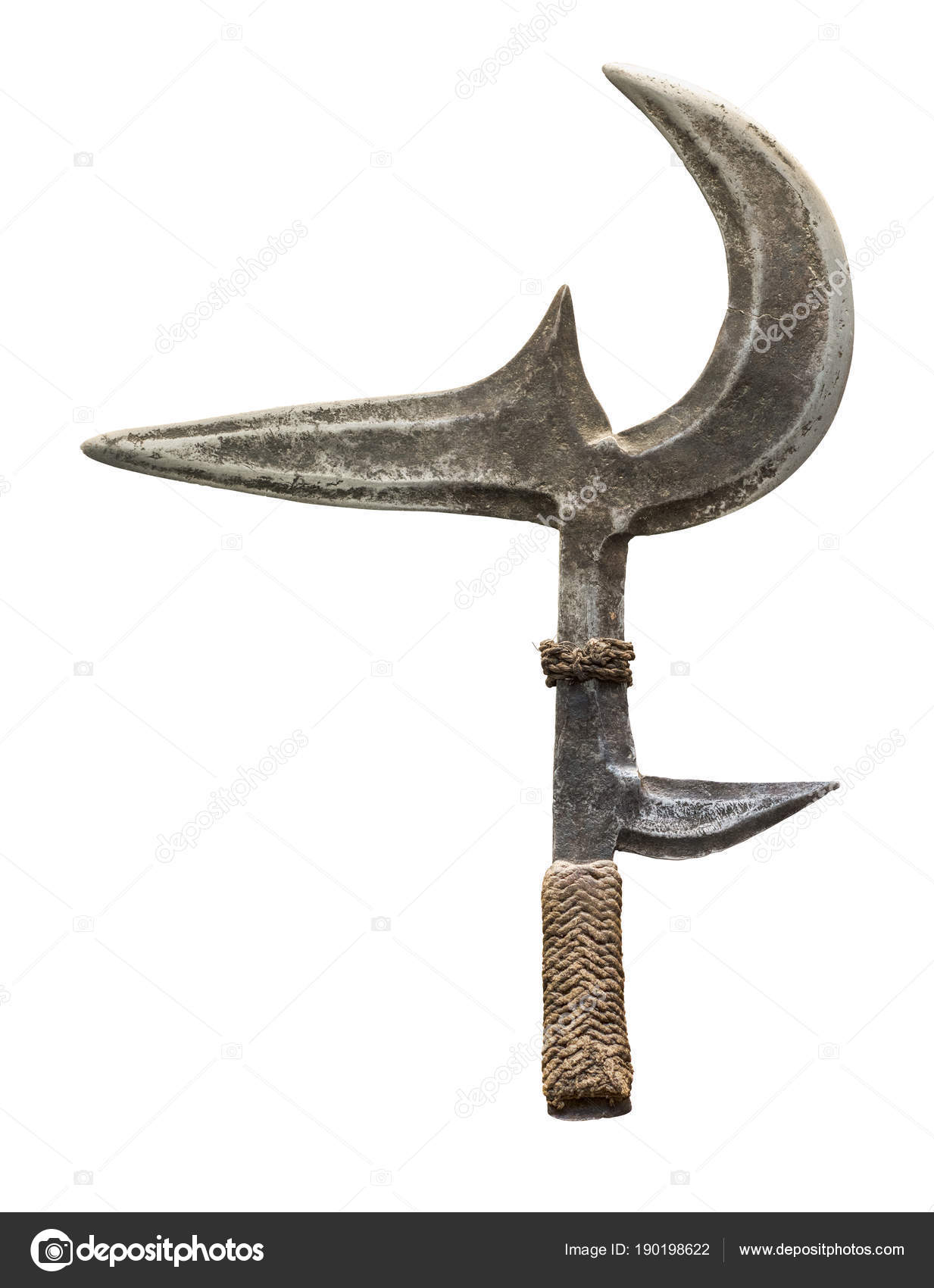 Isolated Ancient African Throwing Knife Stock Photo by ©mrdoomits 190198622