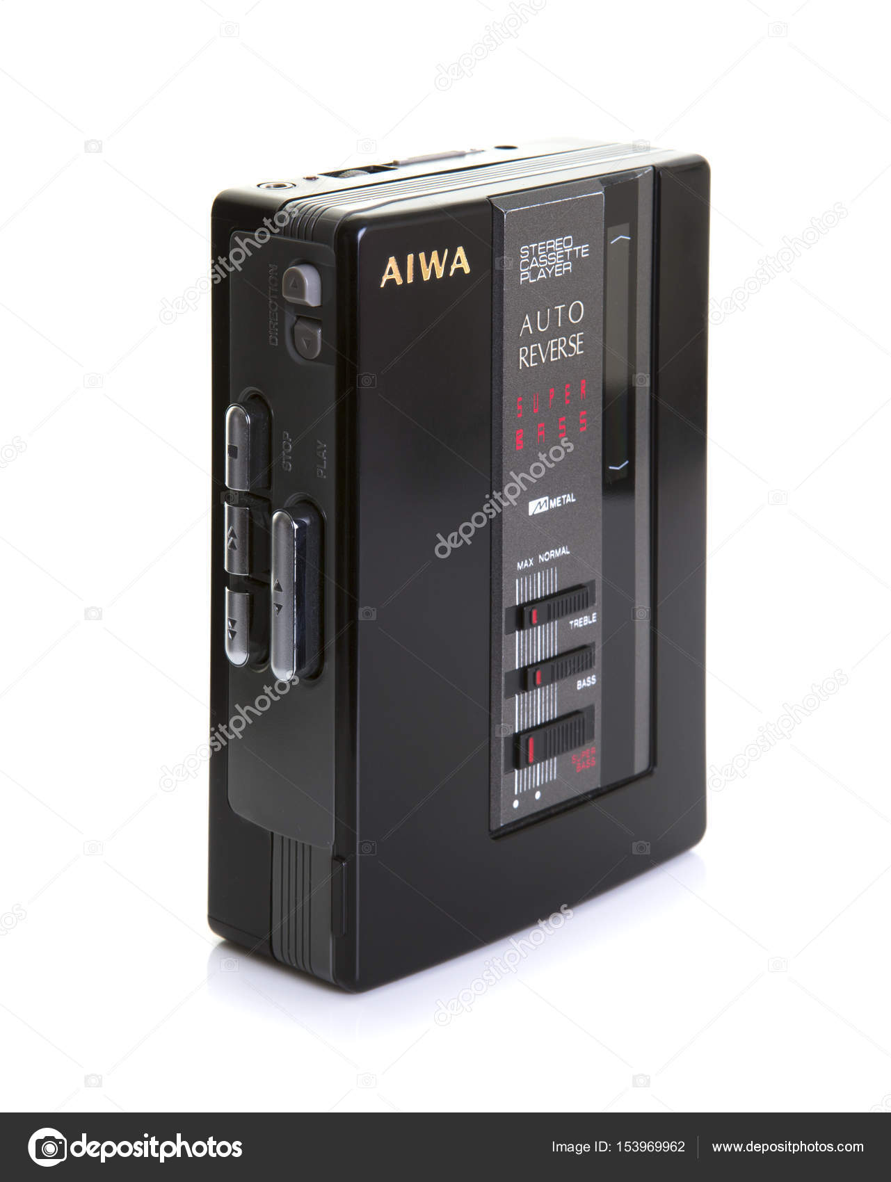 AIWA Auto Reverse Stereo Cassette Player — Stock Photo © urbanbuzz ...