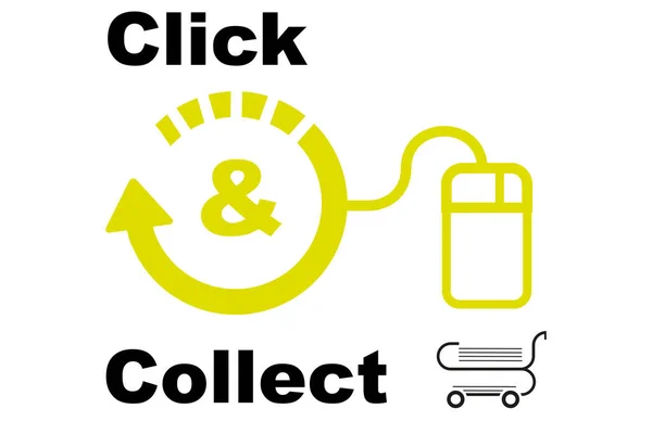 Click Collect Concept Vector Stock Vector Image by ©urbanbuzz #364243834