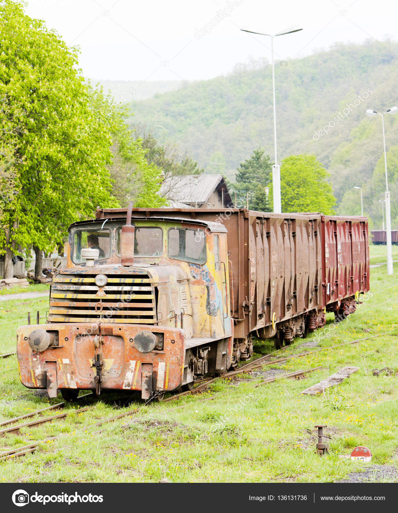 Freight train, Resavica, Serbia – Stock Editorial Photo © phb.cz #136131736