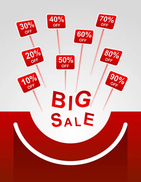 Sale red background Vector Art Stock Images | Depositphotos