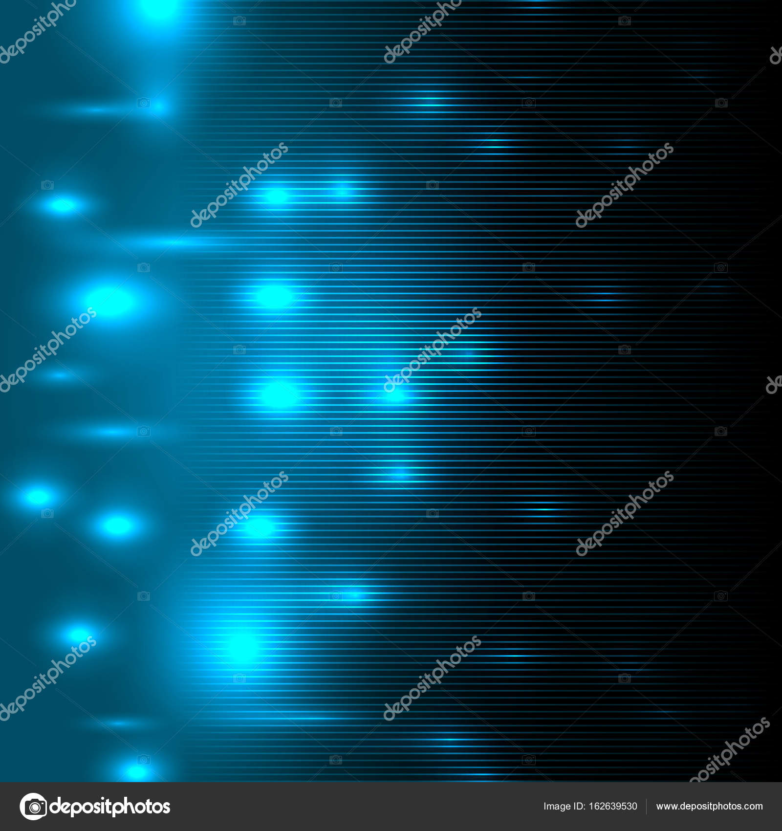 Abstract digital futuristic blue matrix style background Stock Vector ...