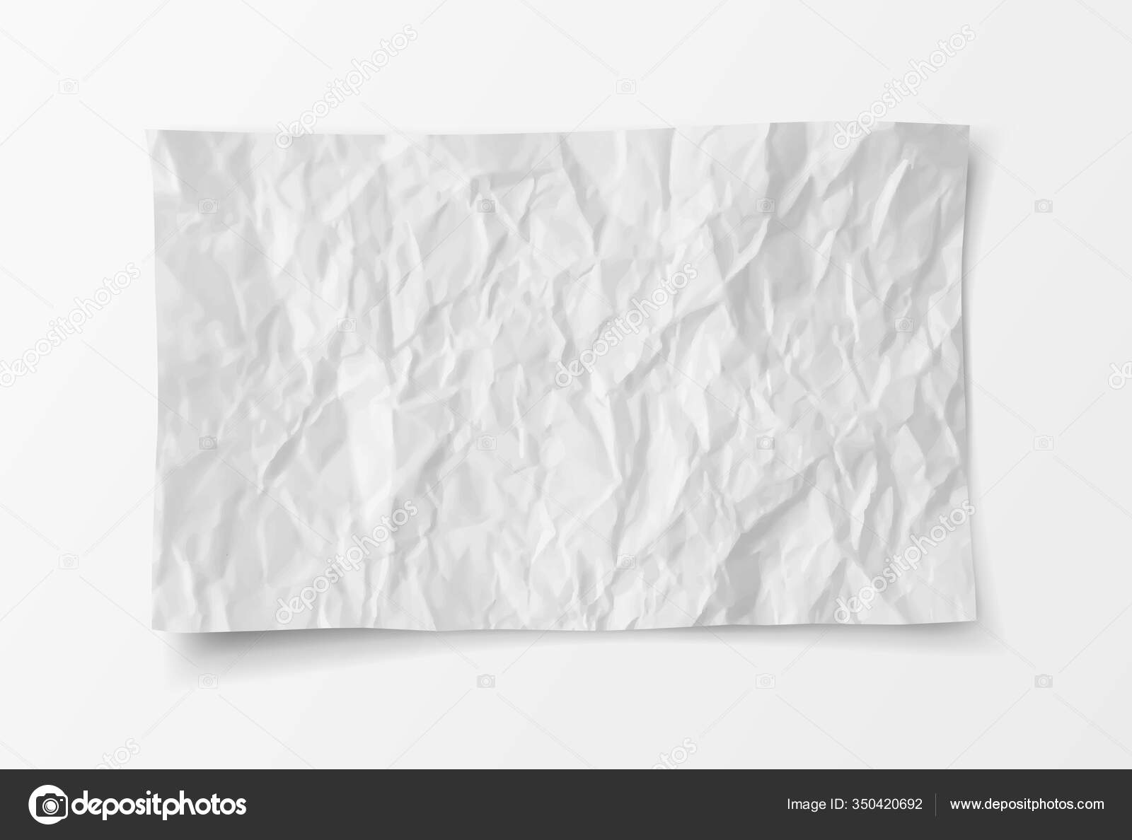 Wrinkled Piece Of Paper