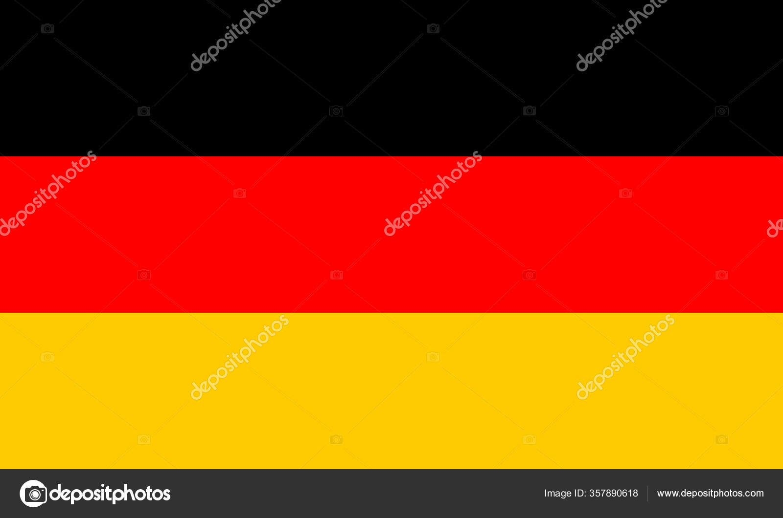 Official Flag Germany German Flag Proportions Rgb Colors Black Full ...