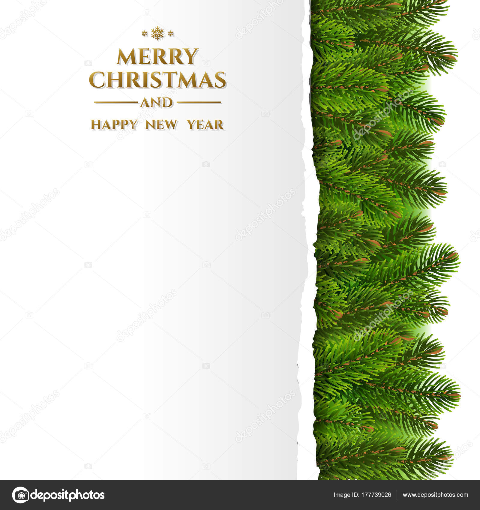 Fir Tree Border Stock Vector by ©adamson 177739026