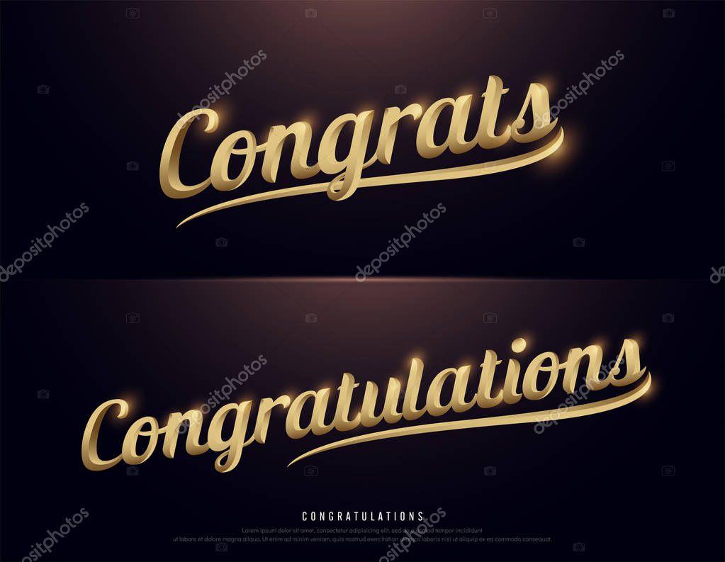 Felicidades Felicidades Letras Caligrafía Frase Manuscrita Con Texto ...