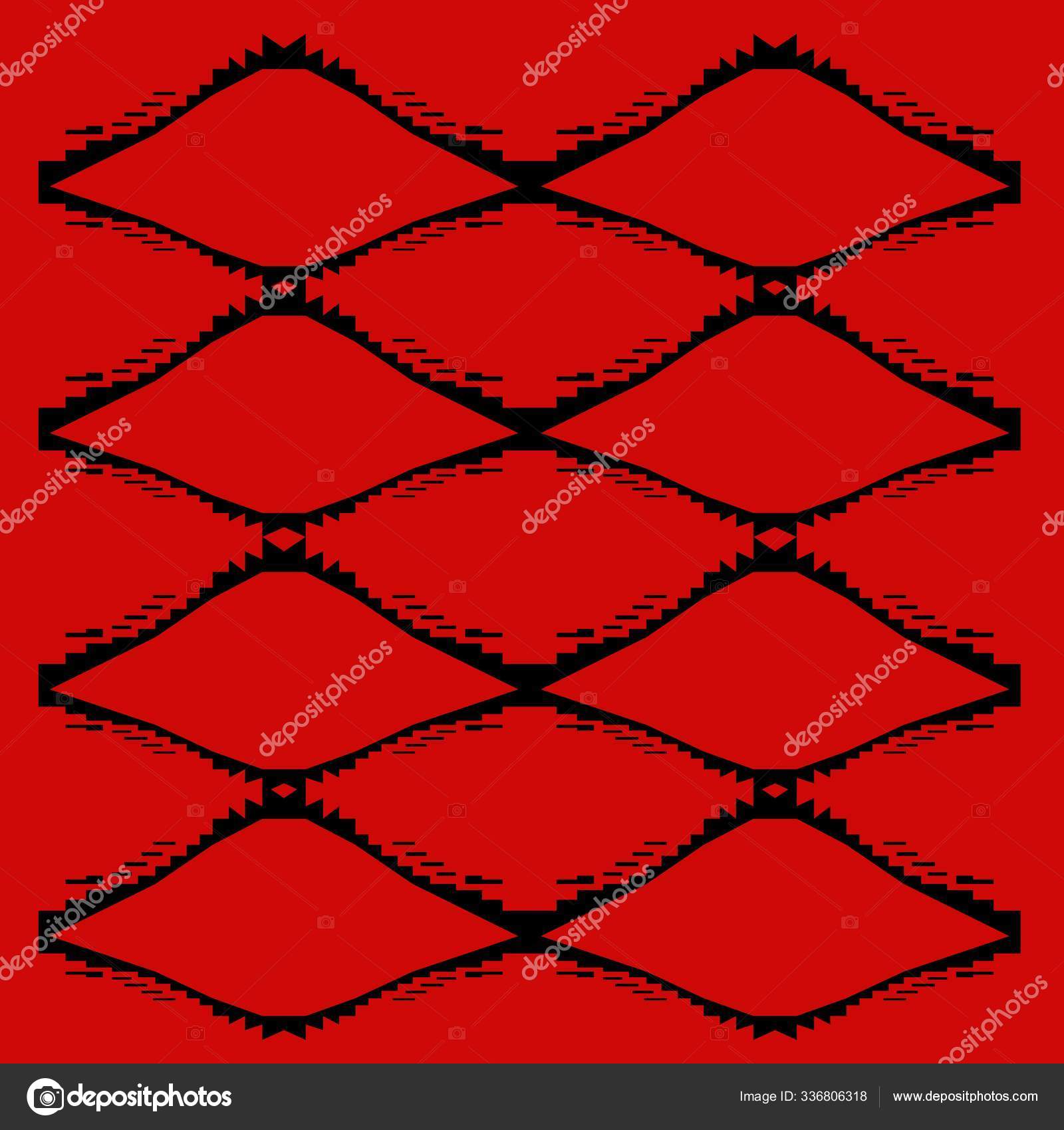 Vector Seamless Pattern Red Lines — Stock Photo © BEEANDGLOW #336806318