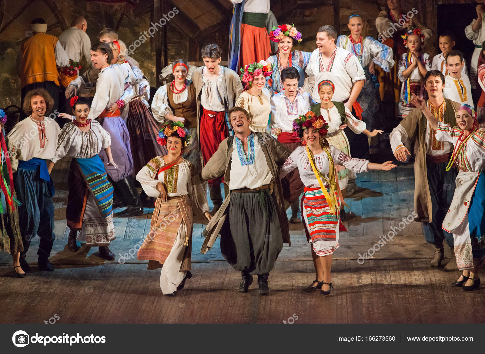 The musical "Viy" on the stage of the Odessa Academic Russian Dr ...
