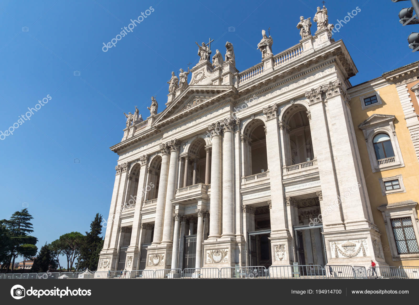 Rome Italy June 2017 Basilica San Giovanni Laterano Basilica San ...