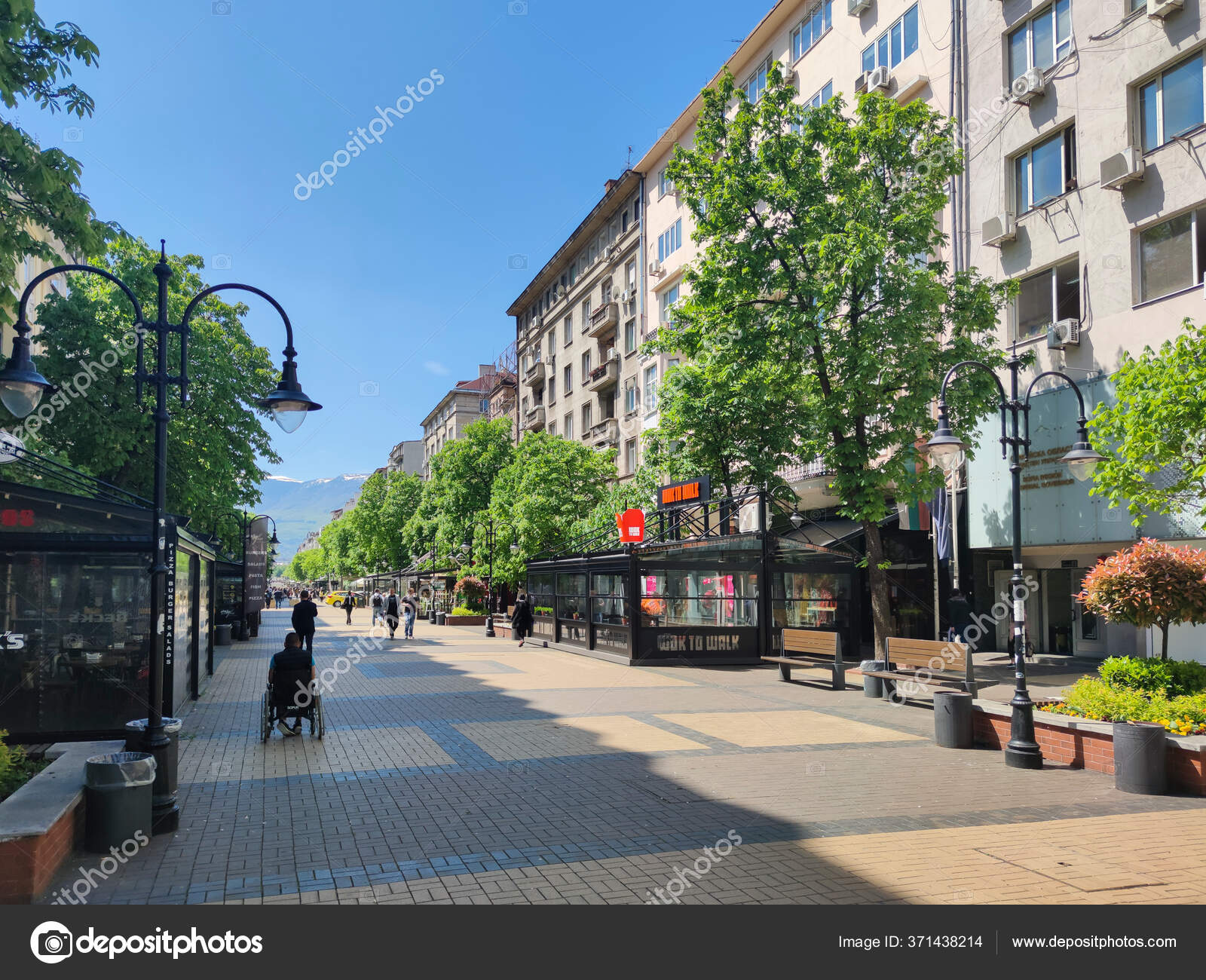 Sofia Bulgaria May 2020 Walking People Boulevard Vitosha City Sofia – Stock Editorial Photo ...