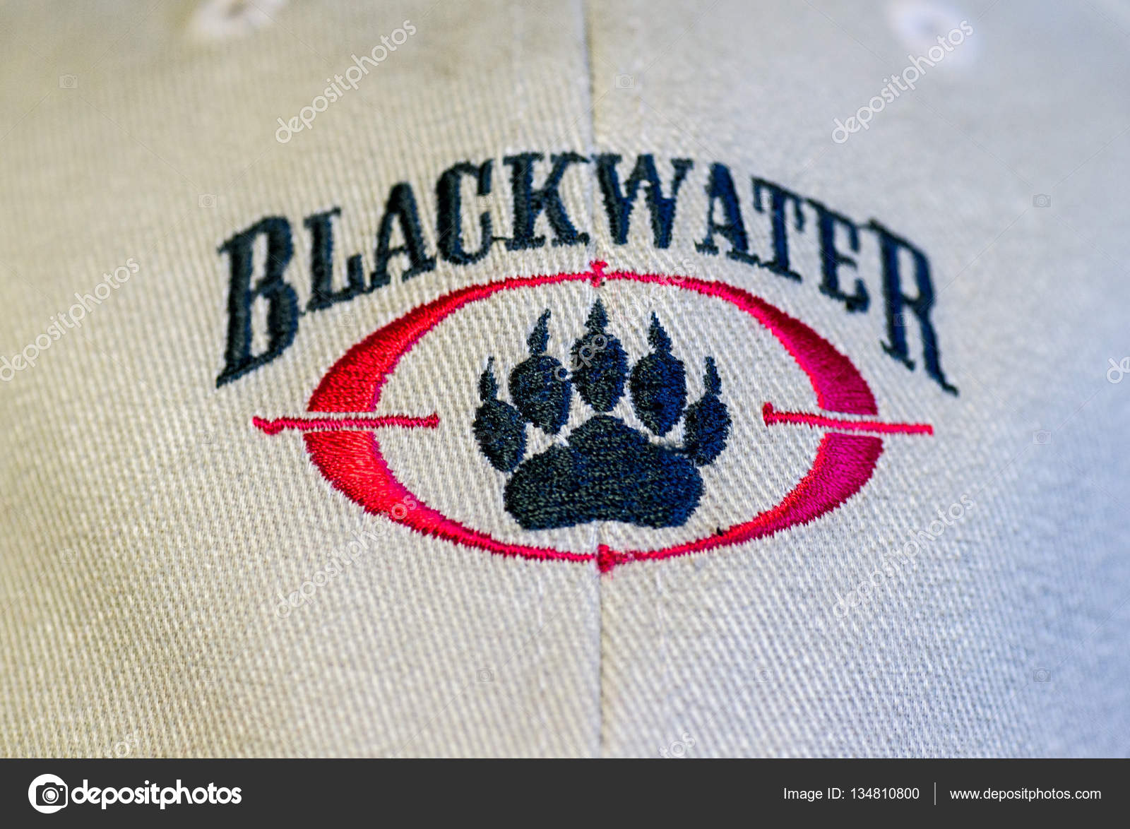 Blackwater Logo on a Baseball Cap – Stock Editorial Photo © woodkern ...