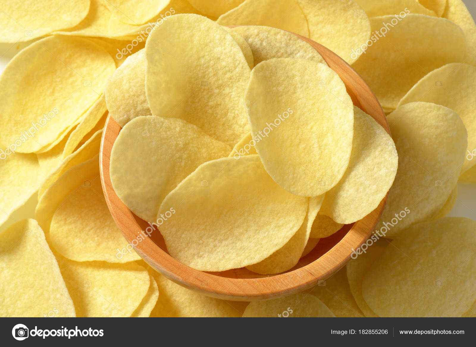 Salted potato crisps — Stock Photo © ajafoto #182855206
