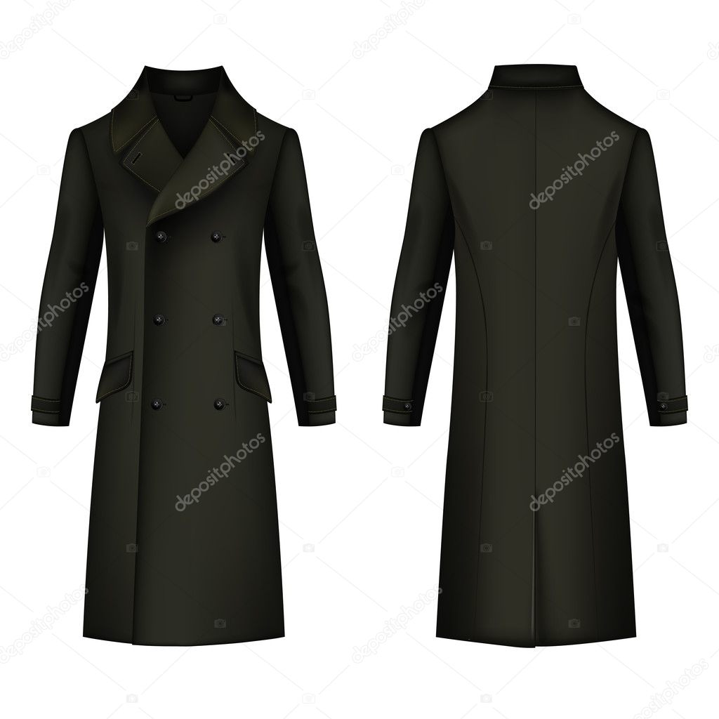 Man's coat Stock Vector by ©arlatis 128335744