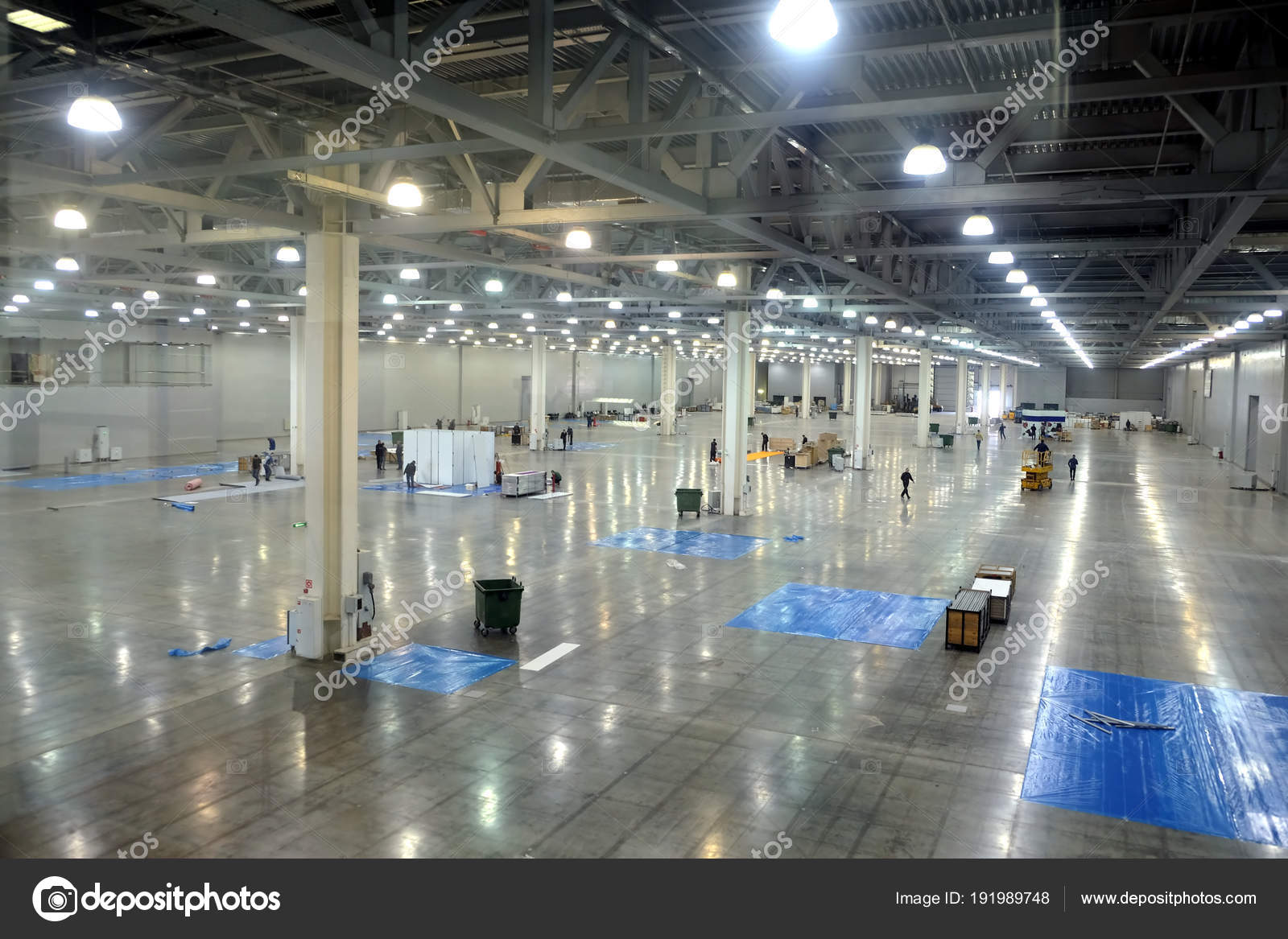 Empty Warehouse Interior