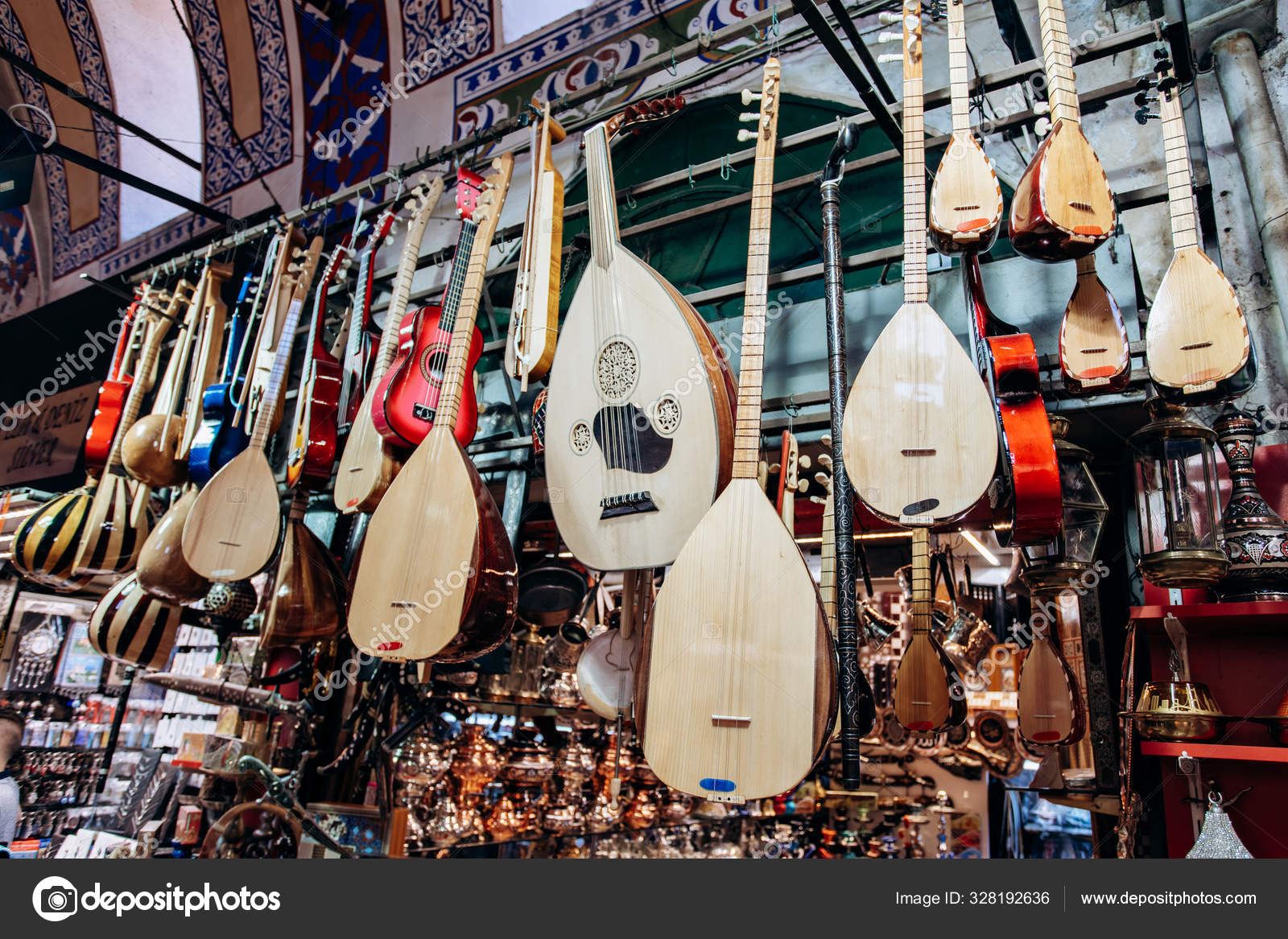 Turkish musical instruments are sold in the market – Stock Editorial ...