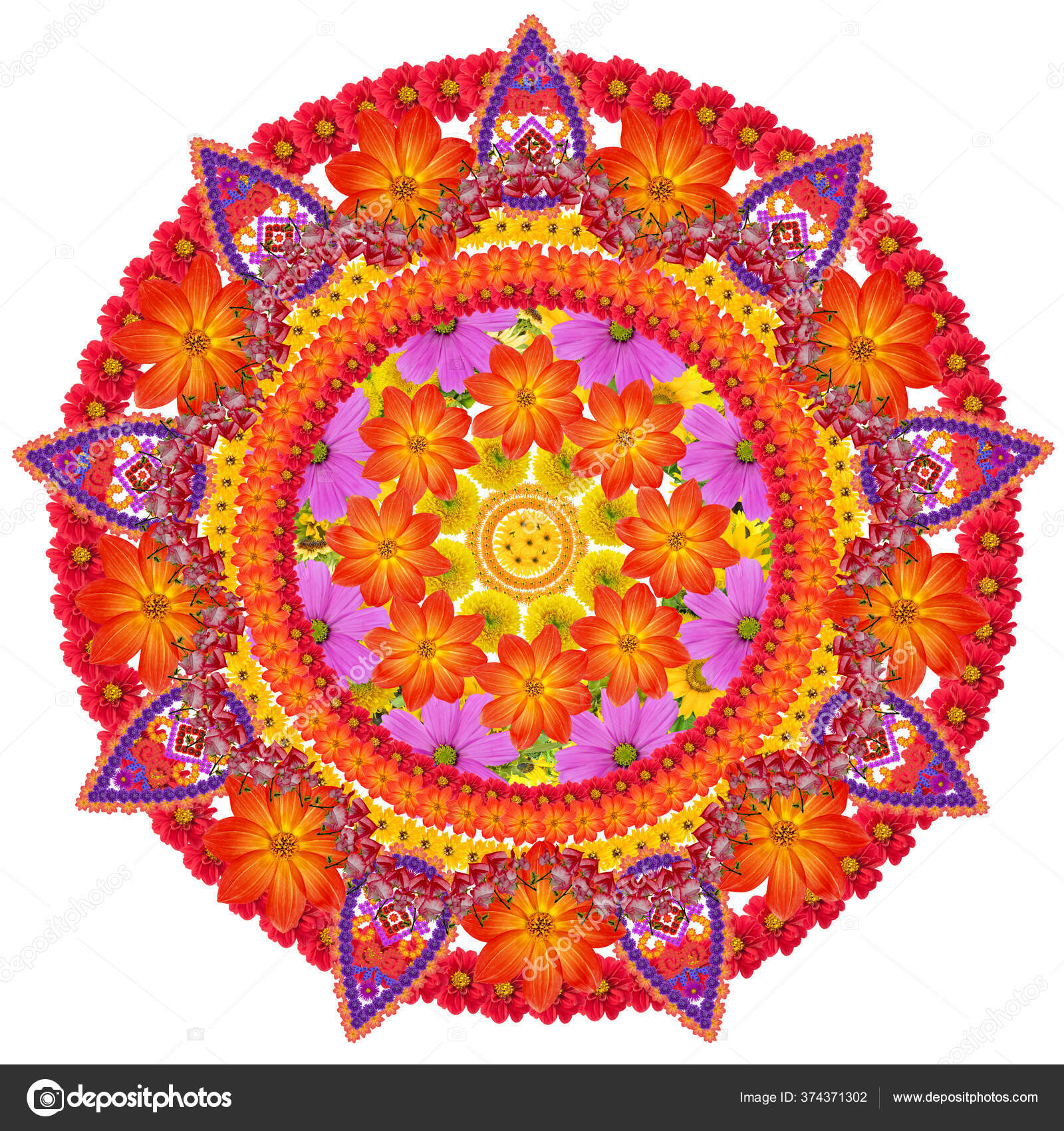 Circles Symbolism Movement Sun Sunrise Its Zenith Sunset Isolated ...