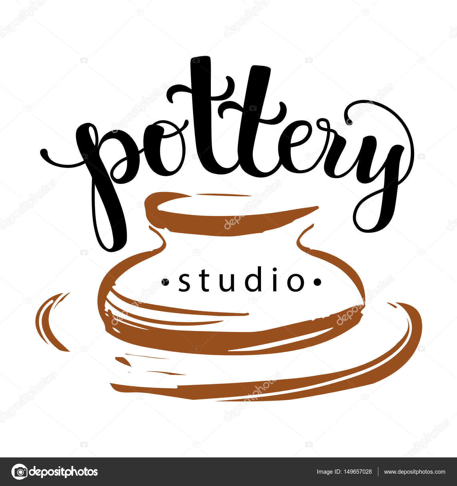 Pottery studio logo Stock Vector Image by ©Ola-Ola #149657028