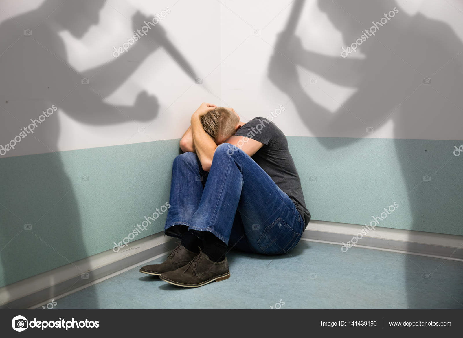 Cowering In Corner