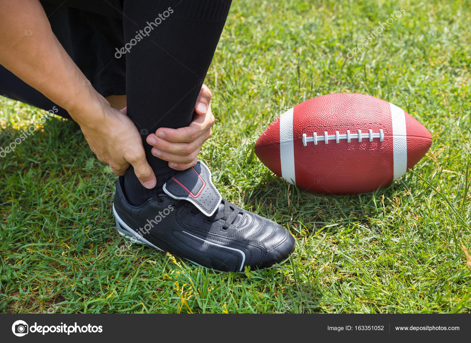 Player Suffering From Leg Injury — Stock Photo © AndreyPopov #163351052