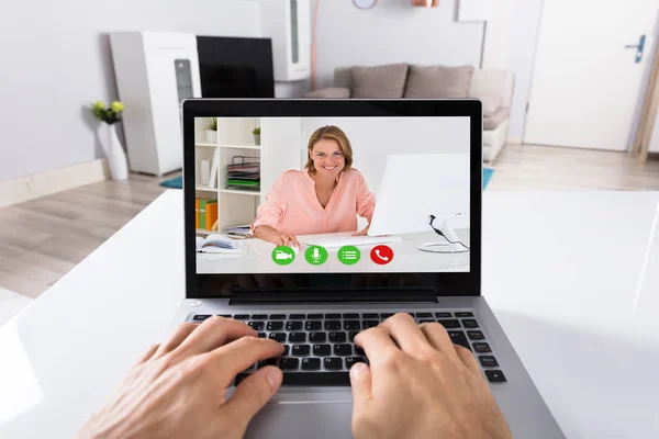 Computer video call Stock Photos, Royalty Free Computer video call ...