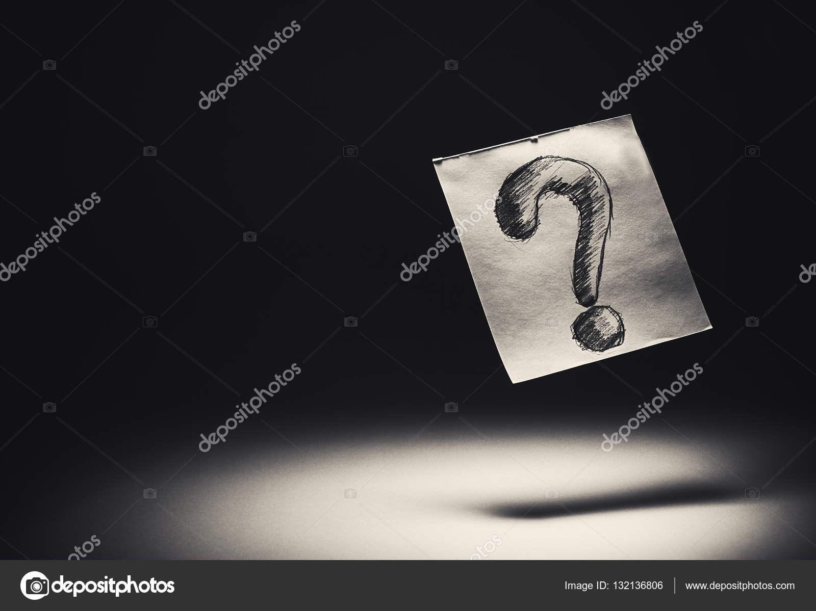 Question Mark on Paper Stock Photo by ©krsmanovic 132136806