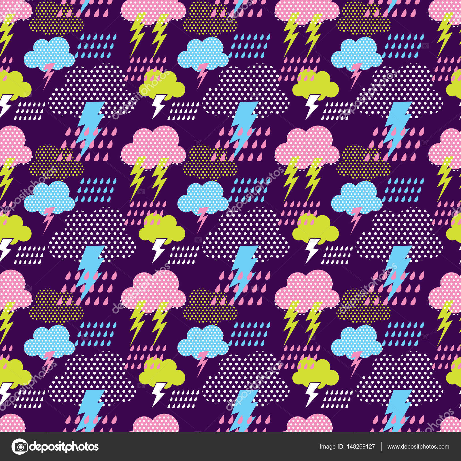 Abstract thunder background Stock Vector Image by ©mhatzapa #148269127