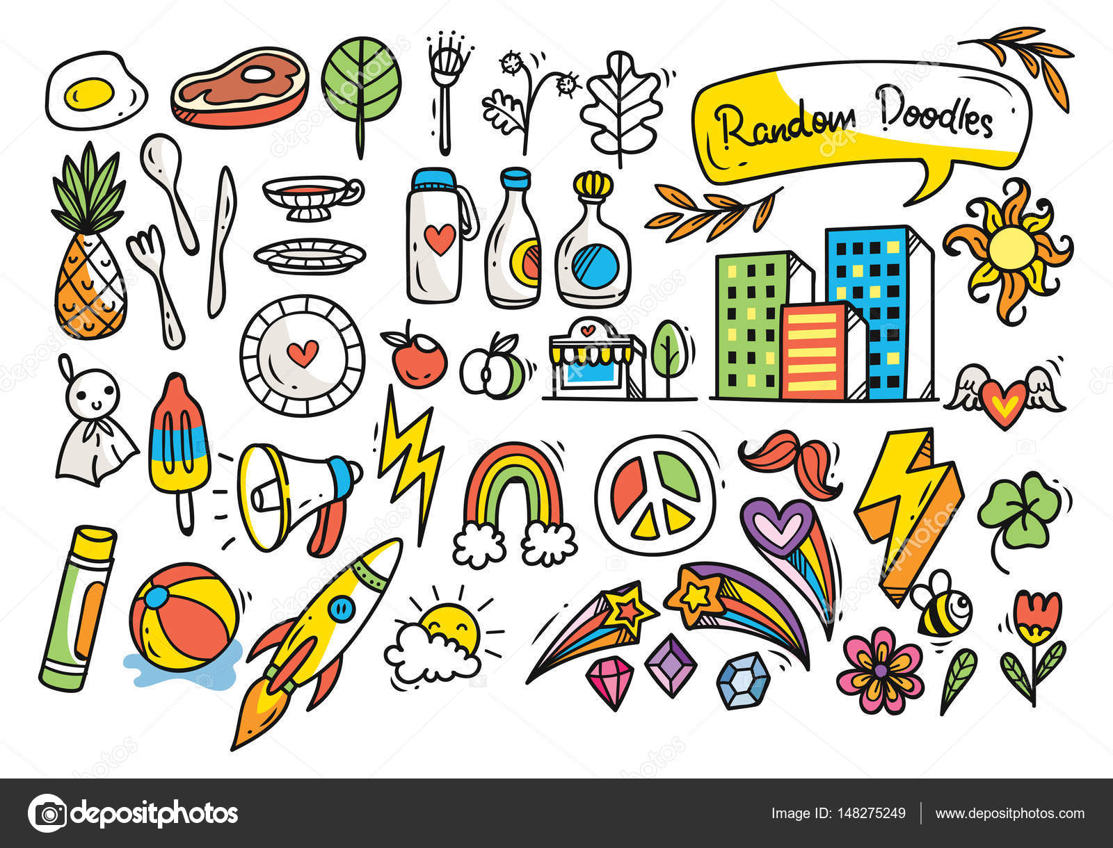 Random Colorful Doodles