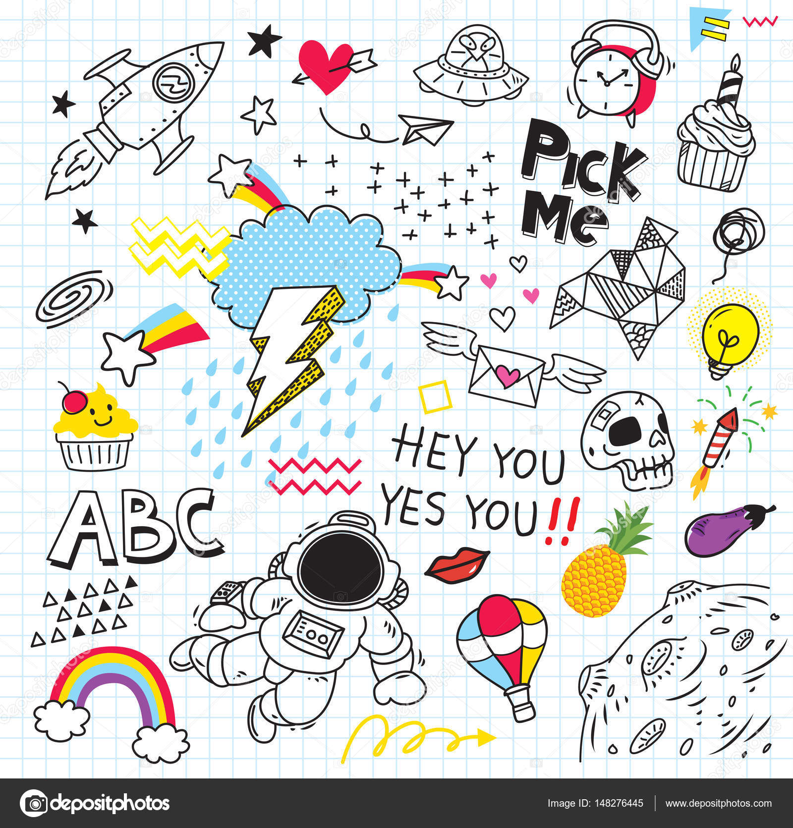 Colourful Random Doodles