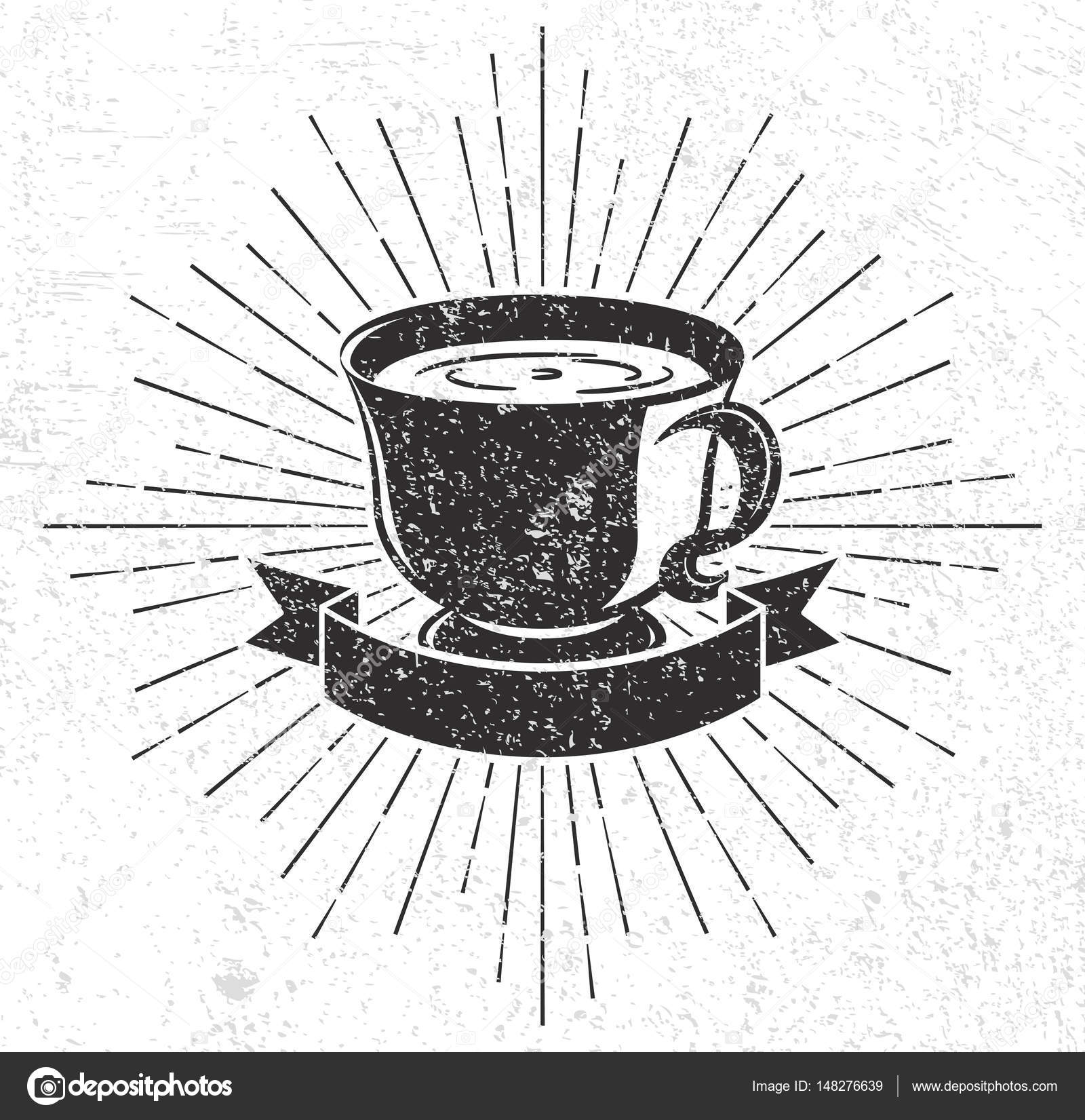 Vintage Coffee Cup Clipart