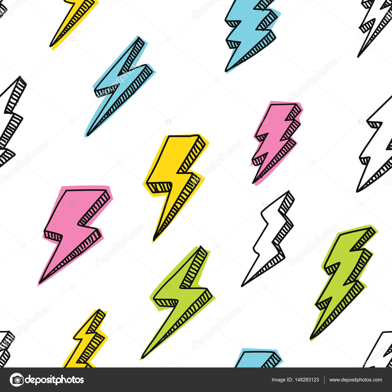 Abstract thunder background Stock Vector Image by ©mhatzapa #148283123
