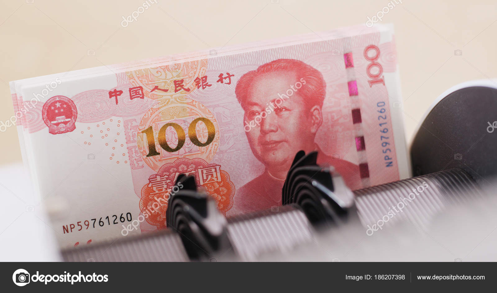 Rmb Banknotes Automatic Counting Machine Stock Photo by ©leungchopan ...