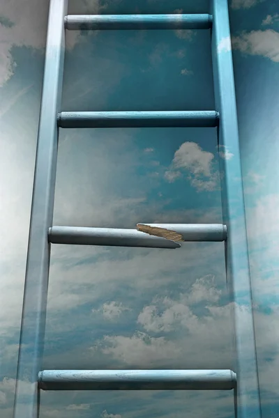 Broken ladder Stock Photos, Royalty Free Broken ladder Images ...