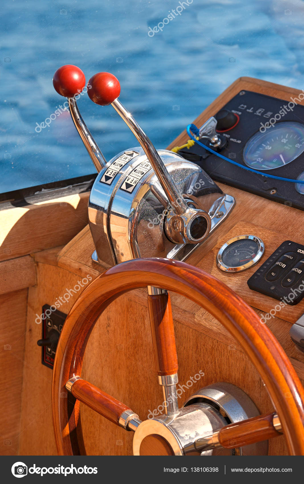 Volant sur bateau — Photo de stock par ©londondeposit - 138106398