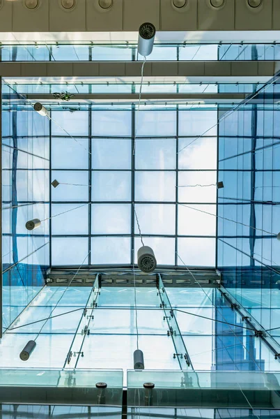 Photo of modern glass ceiling in school building - Stock Image - Everypixel