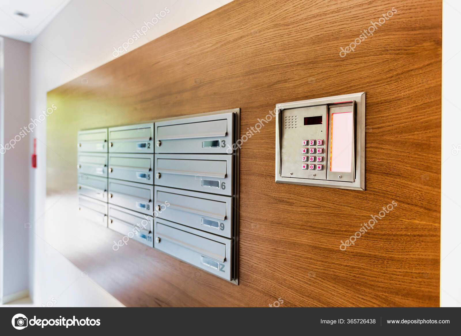 Metal Letterboxes Side Apartment Lobby — Stock Photo © londondeposit ...