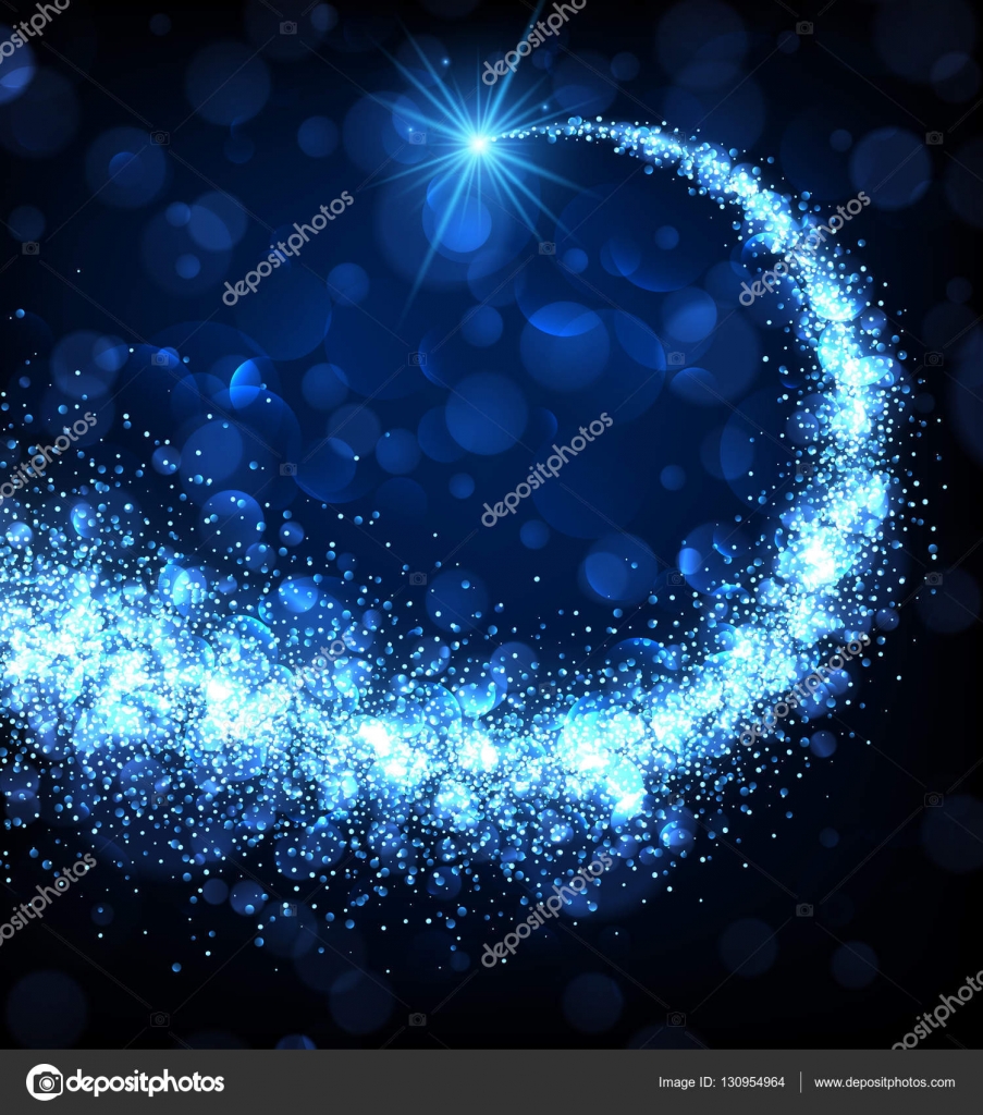 Magic blue swirl — Stock Vector © Maxborovkov #130954964