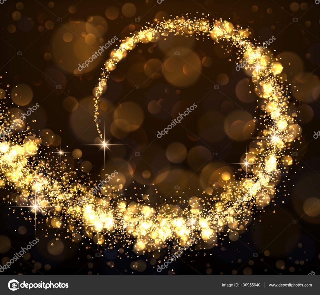 Magic golden swirl Stock Vector by ©Maxborovkov 130955640