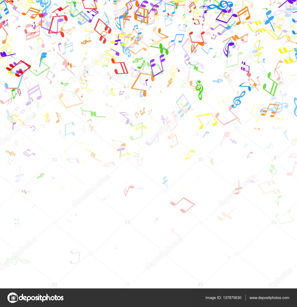 Musical notes template Stock Vector by ©Maxborovkov 137875630