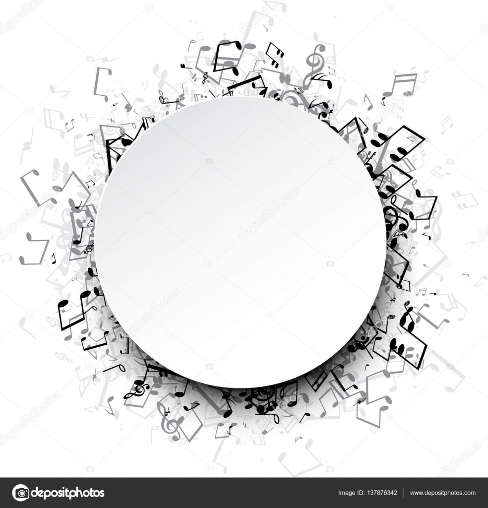 Musical notes template Stock Vector Image by ©Maxborovkov #137876342